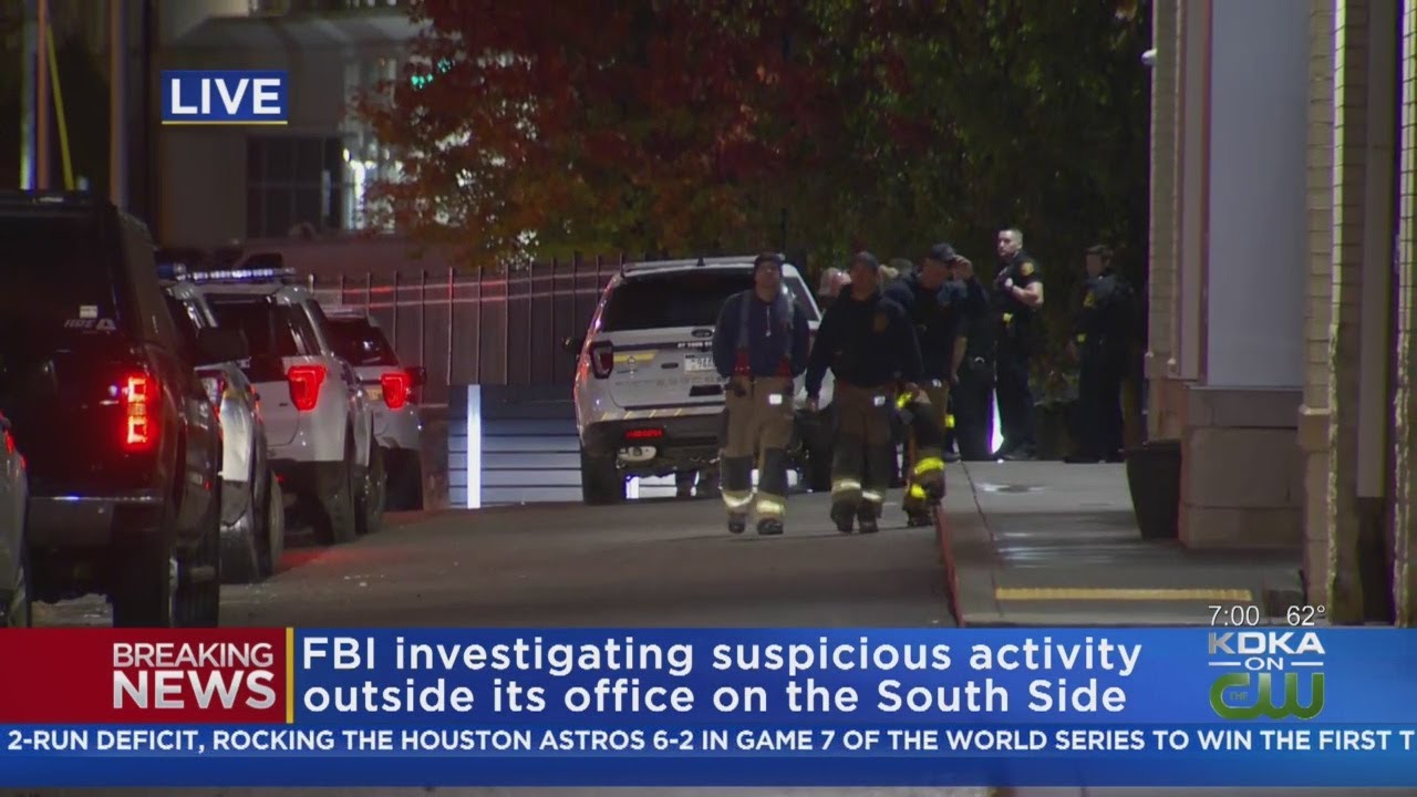 Suspicious Activity Investigated At Pittsburgh FBI Office - YouTube