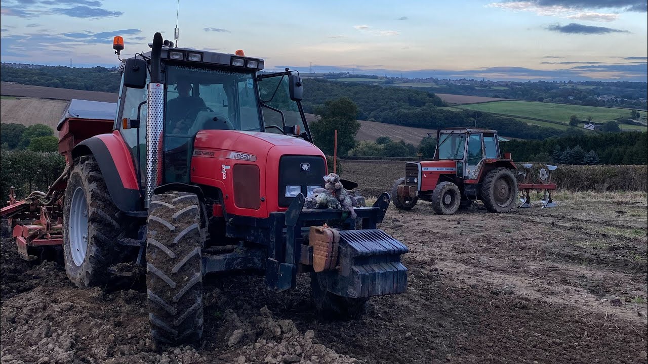 PLOUGHING & DRILLING |AUTUMN DRILLING ON THE FARM - YouTube