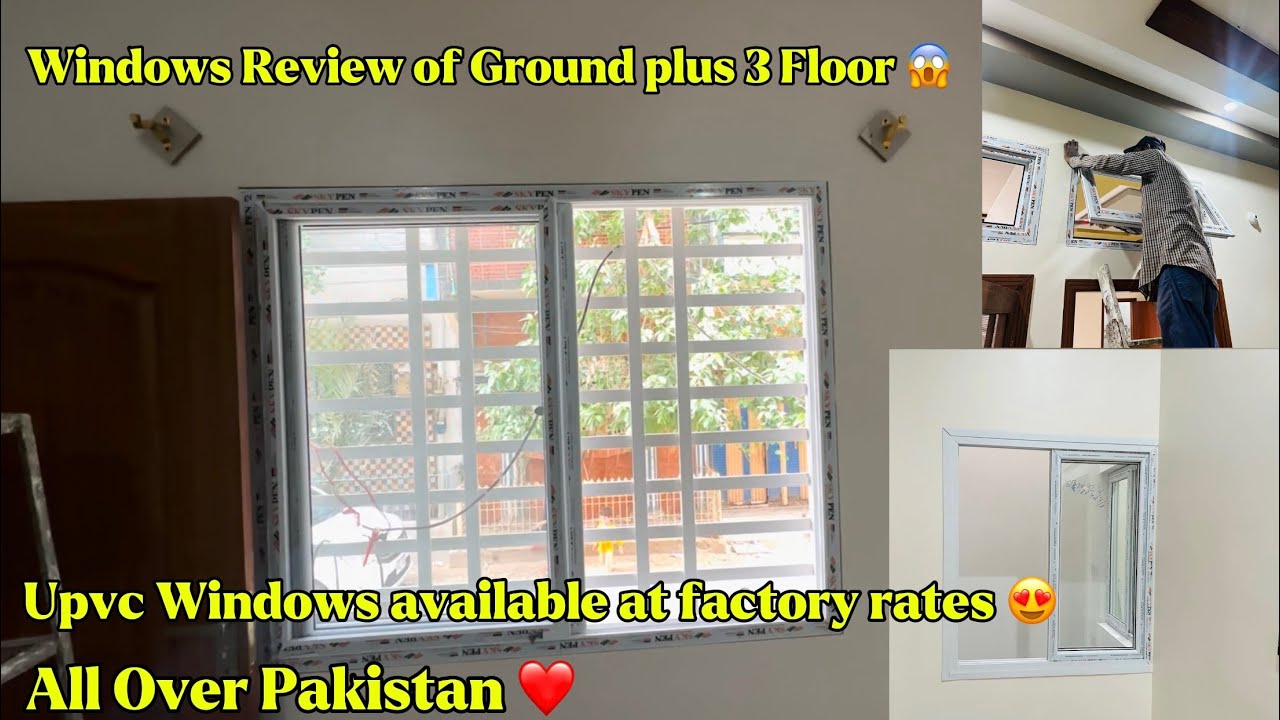 Review of Upvc windows in Building Ground plus 3 Floor 😱 - YouTube