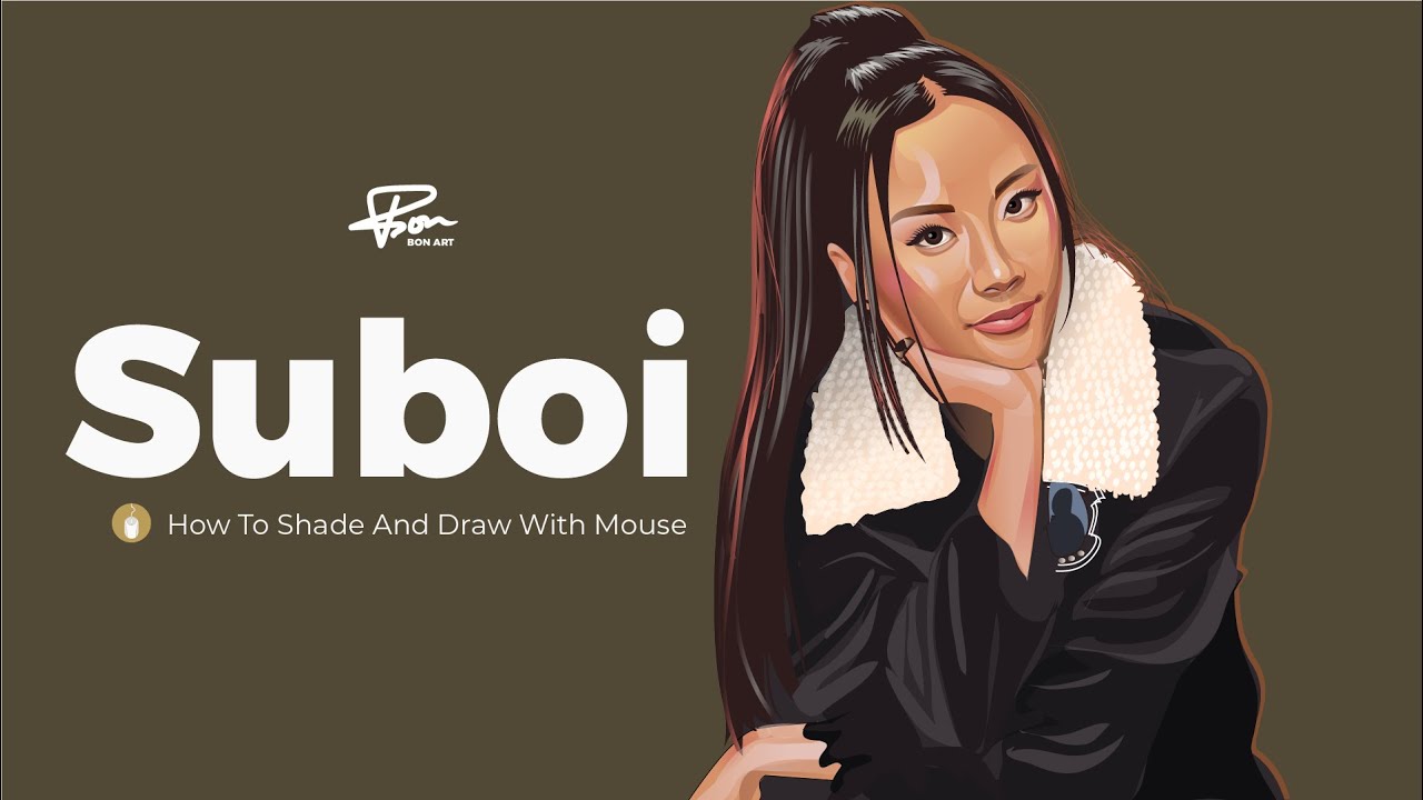 VẼ RAPPER SUBOI BẰNG ILLUSTRATOR BẰNG CHUỘT TUTORIAL ( ADOBE ...