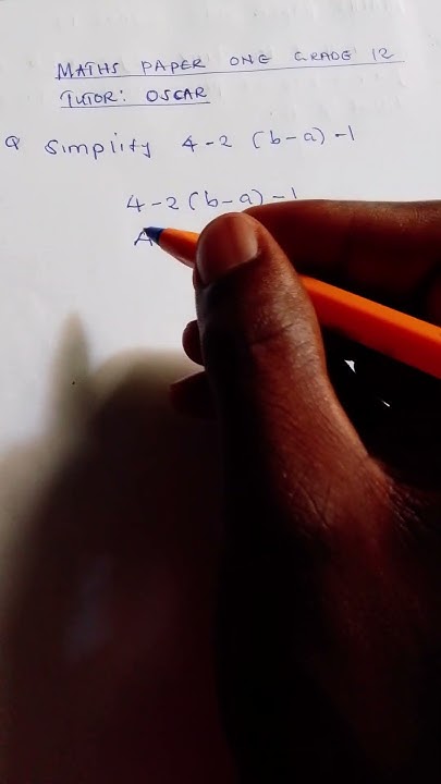 Simplify l maths p1 - YouTube