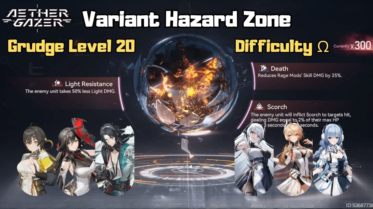 [Aether Gazer] Variant Hazard Zone - Light Resistance, Death, and ...
