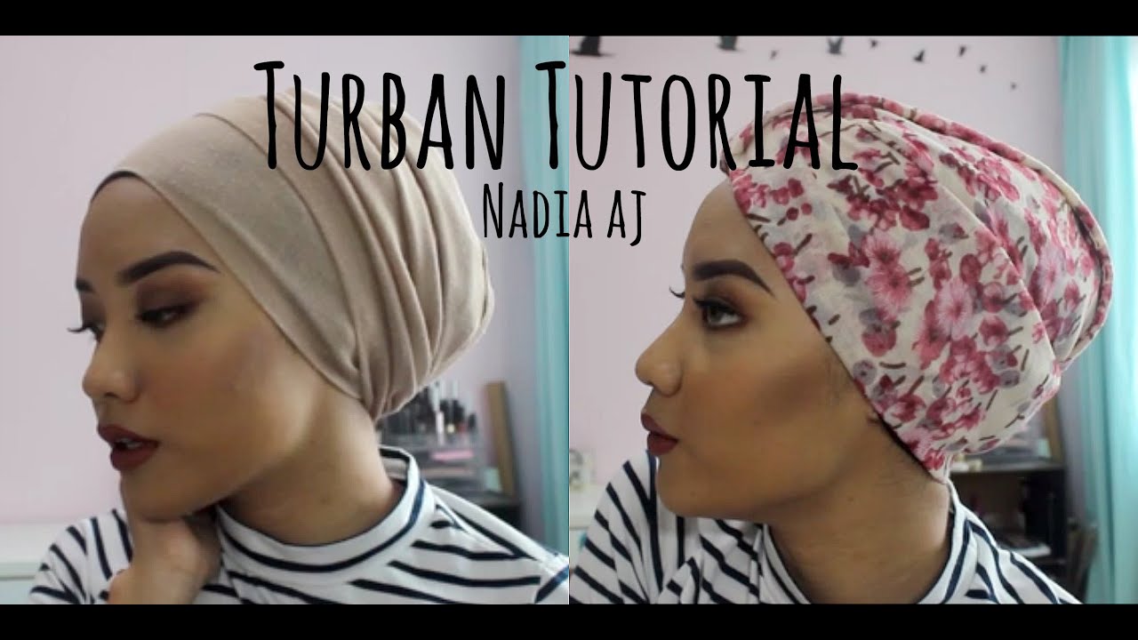Tutorial Hijab Pashmina Turban