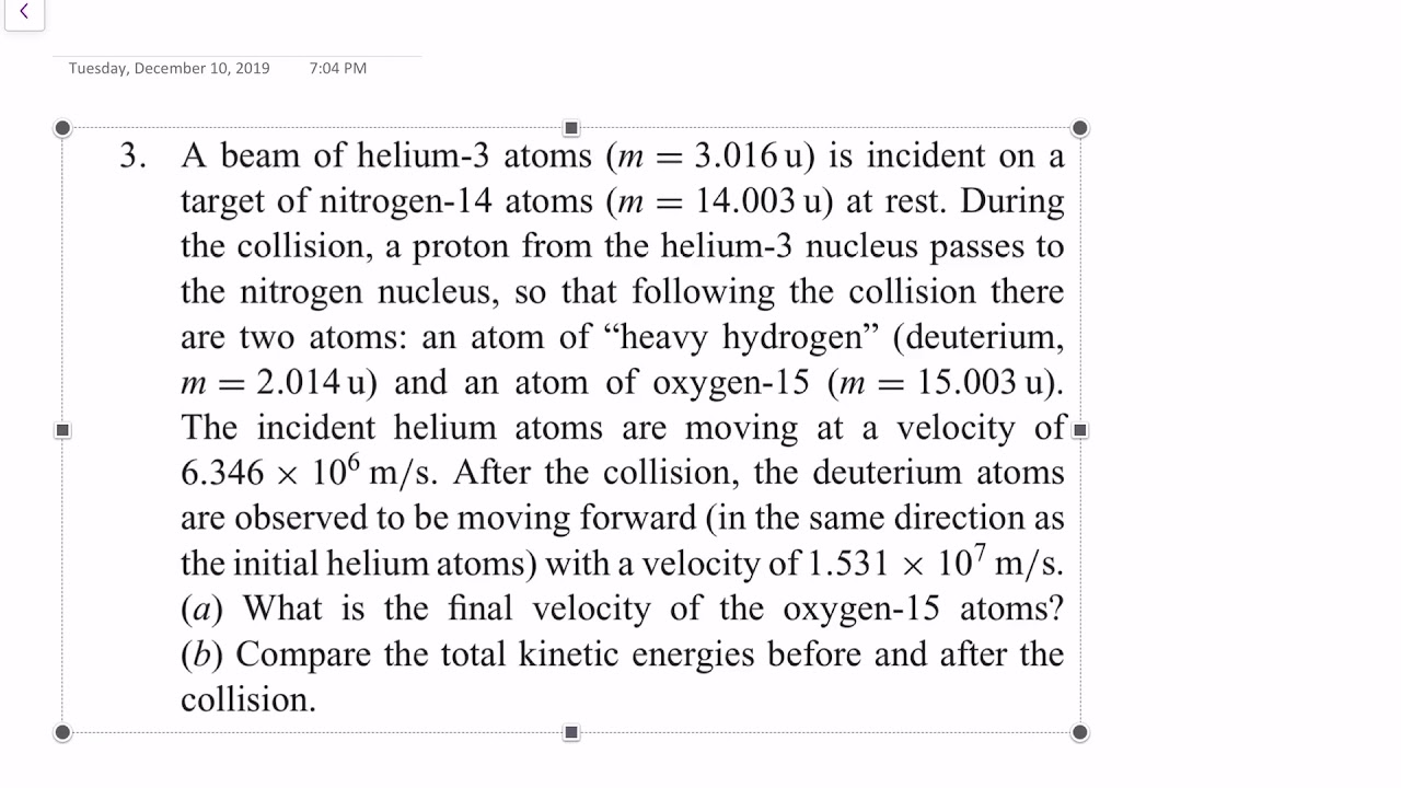 Kenneth Krane Modern Physics Solutions: Final Velocity and Kinetic ...