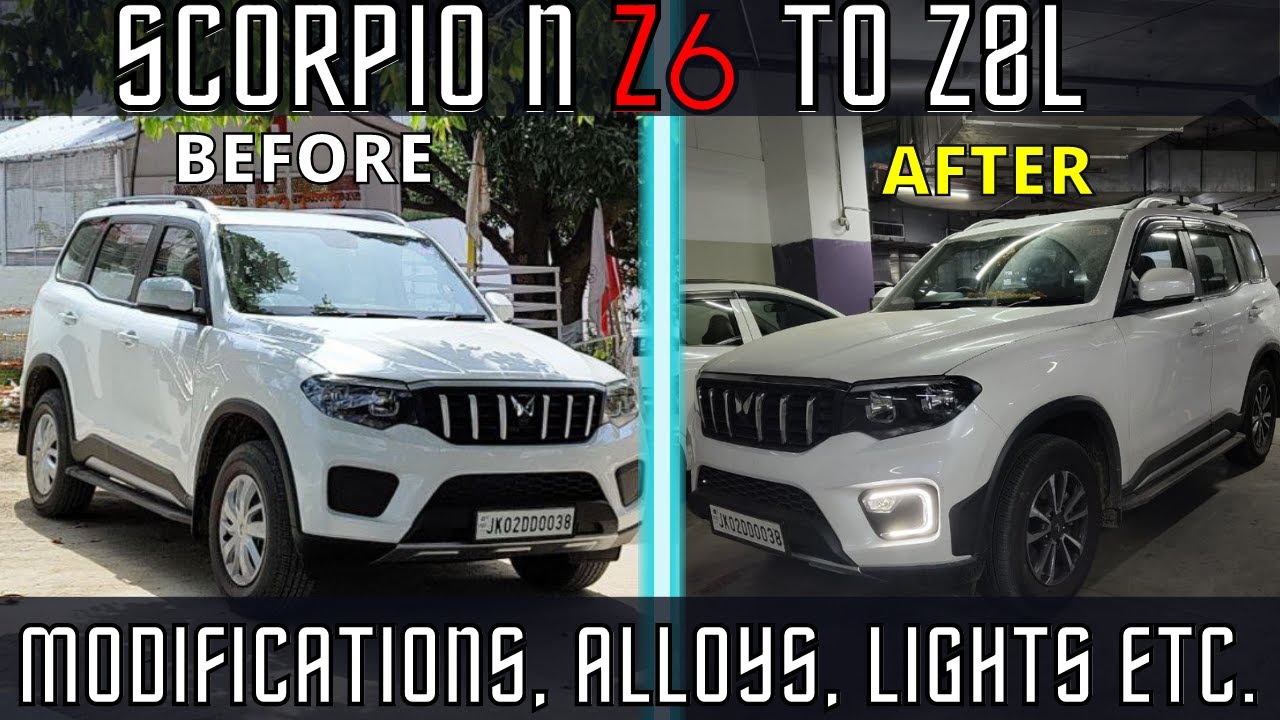 SCORPIO N Z6 TO Z8L MODIFIED | Scorpio N Z6 Modification | Alloys ...