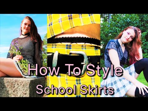 HOW TO STYLE SCHOOL SKIRTS 5 WAYS | Tineru