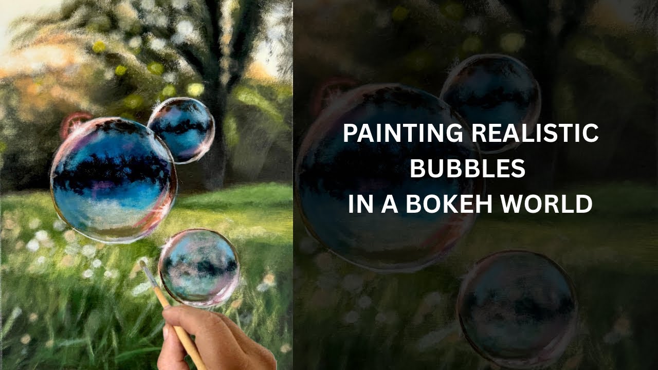 How to Paint Realistic Bubbles in Acrylic | Easy Step-by-Step Tutorial ...