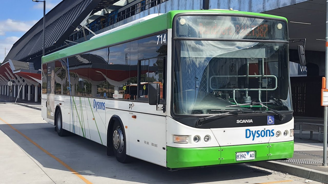 Dysons #714 Scania K280UB Volgren CR228L - YouTube