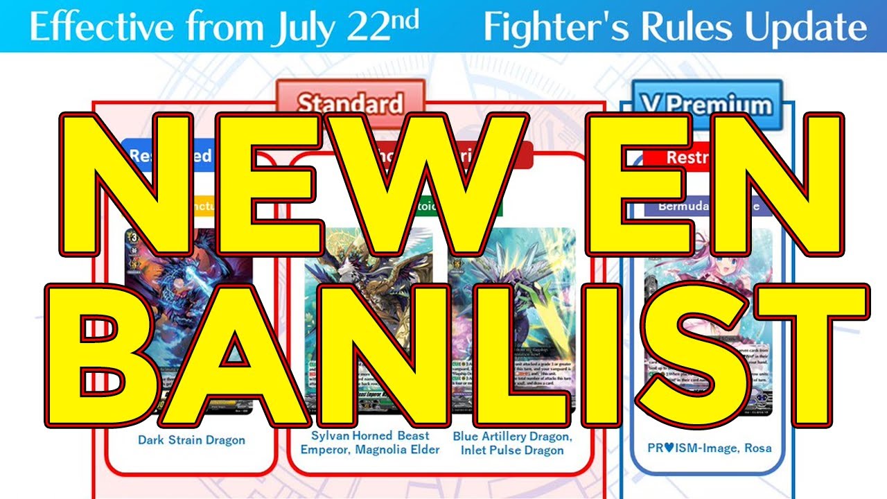 NEW EN BANLIST FOR JULY 2022 - YouTube