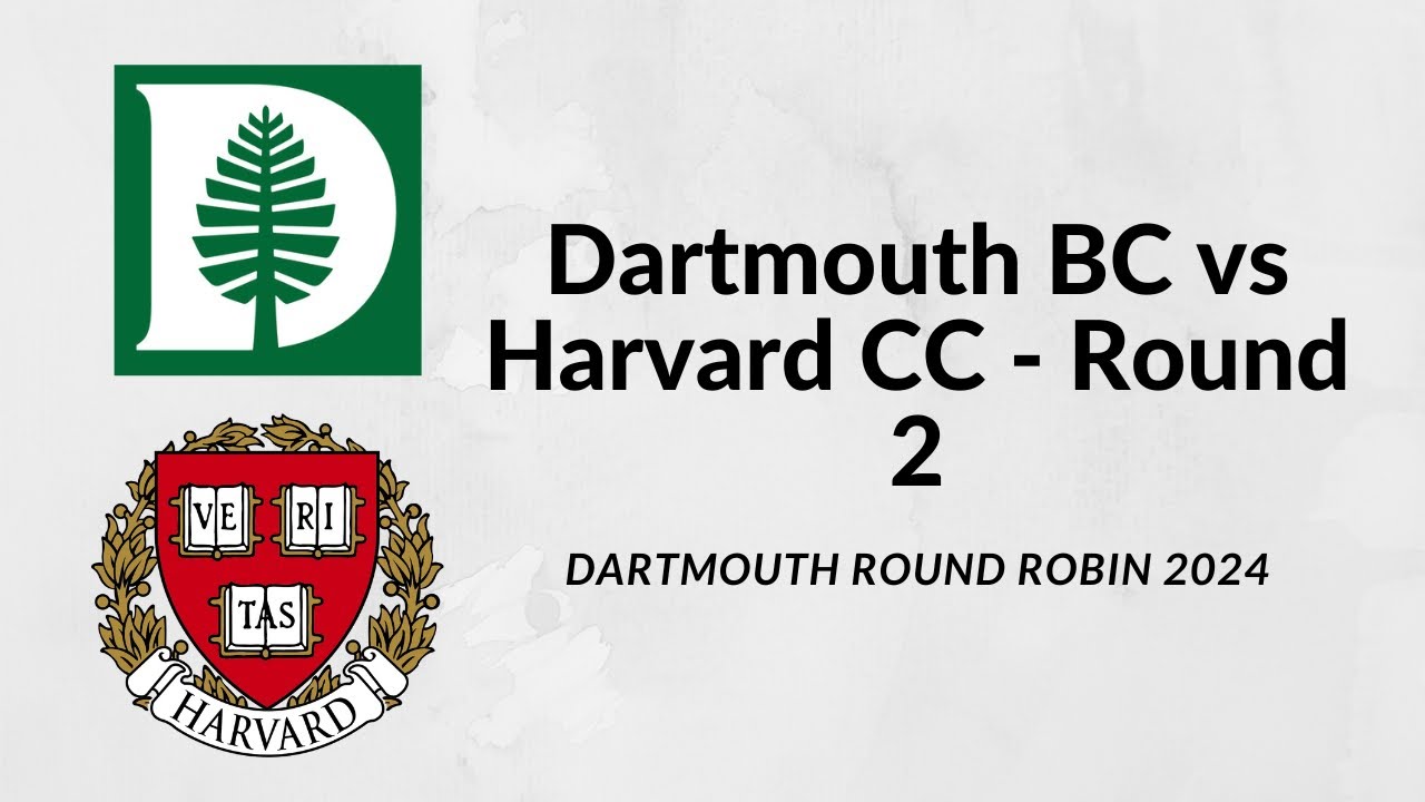 Dartmouth RR 2024 - Round 2 - Dartmouth BC vs Harvard CC - YouTube