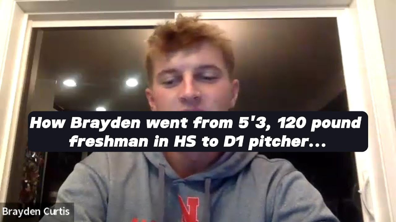 How Brayden went from a 5'3, 120 pound freshman in HS to D1 pitcher ...