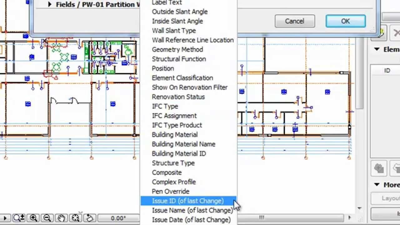 ARCHICAD Revision Management - New Fields in Element and Component ...