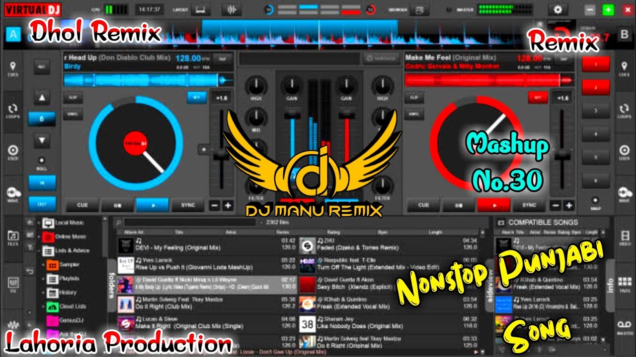 Nonstop Punjabi Mashup Dj Manu Lahoria Production New Punjabi Song 2024 ...