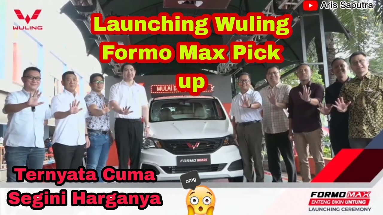 Launching Wuling Formo Max Pick Up Mobil Pick Up Termewah Di Indonesia ...