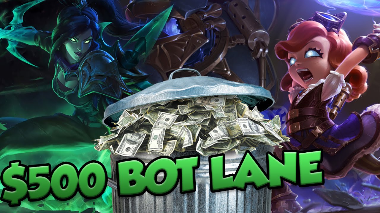The most EXPENSIVE BOT LANE in League of Legends ($500 in skins ...