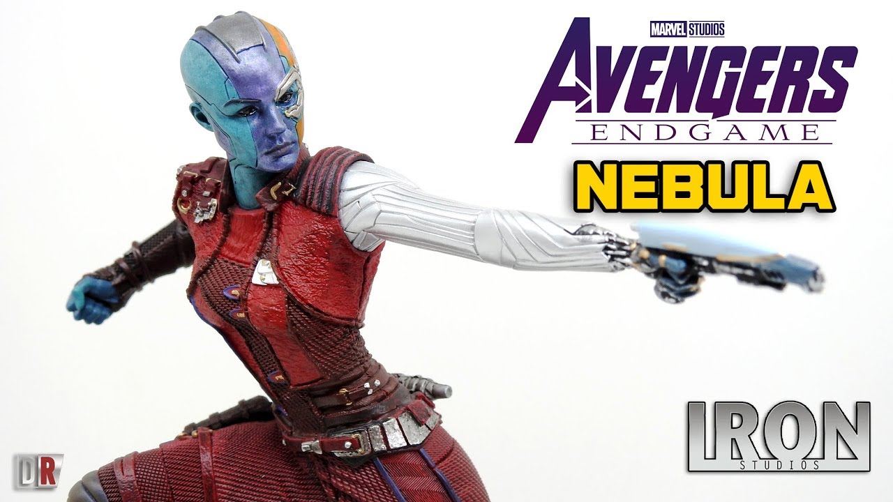 Iron Studios NEBULA Avengers Endgame 1/10 Review BR / DiegoHDM - YouTube
