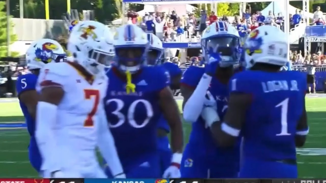 Iowa State vs Kansas Football Game Highlights 10 1 2022 - YouTube