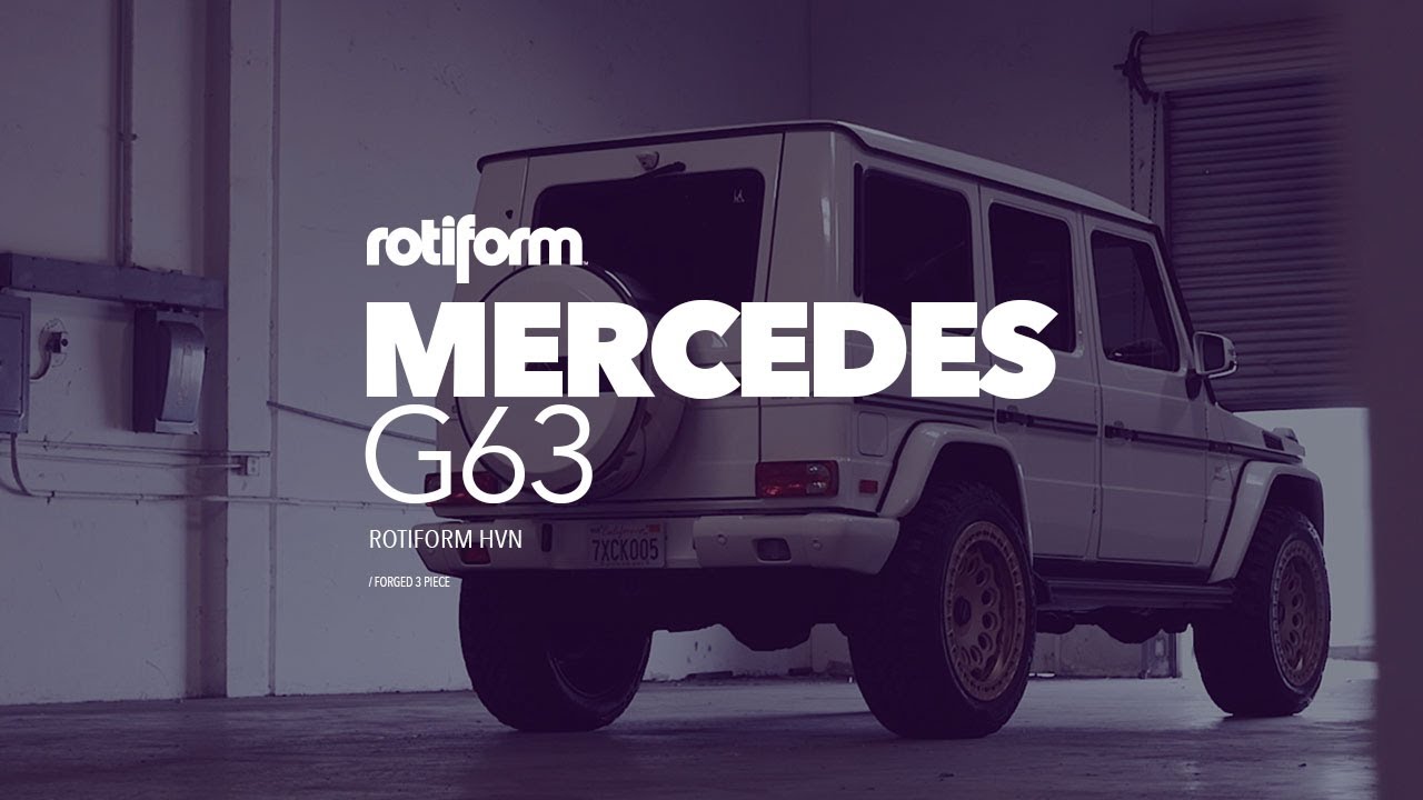 Mercedes-Benz G63 - Rotiform HVN-OR - YouTube