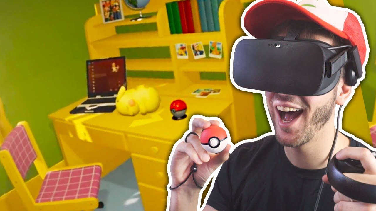 POKEMON NELLA VITA REALE! - Pokémon VR: Ash Room Tour ITA (Oculus Rift ...