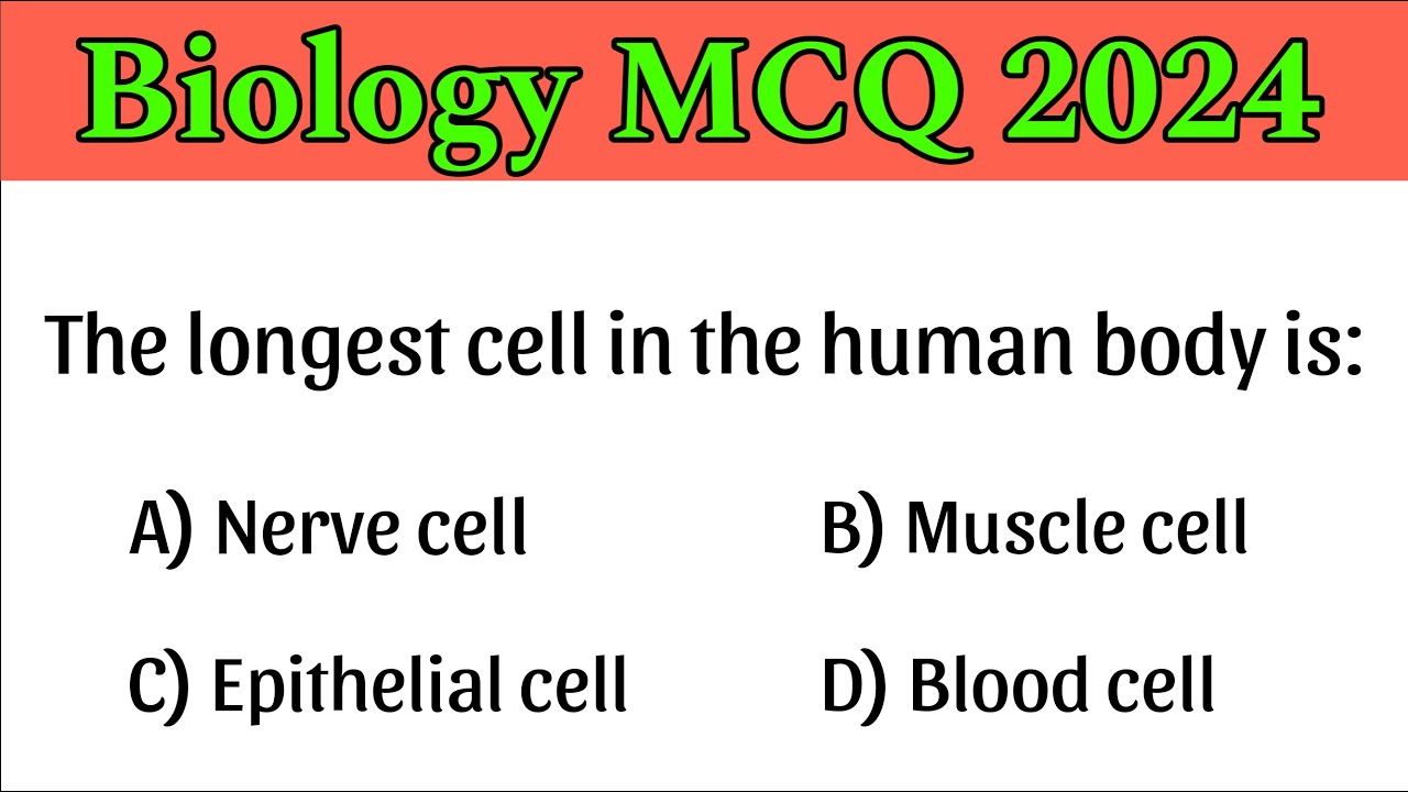 Biology MCQ 2024 | Biology MCQ | Biology mcqs for all competitive exams ...