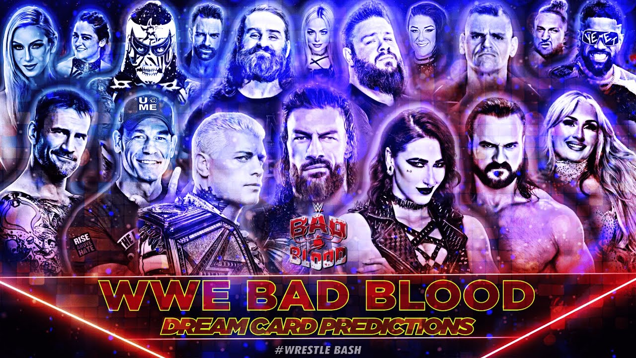 WWE Bad Blood 2025 Match Card Predictions - YouTube