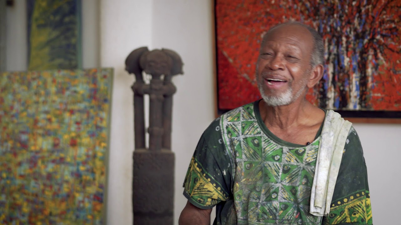 Ghanaian Artist and Professor Ablade Glover - YouTube