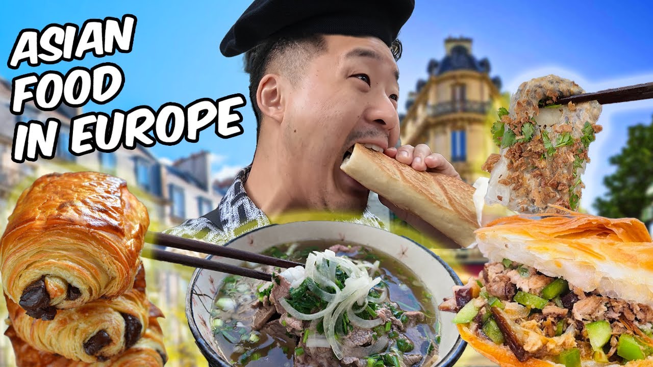 AMAZING Asian Food In FRANCE & ITALY! (1 Hour Tour) - YouTube