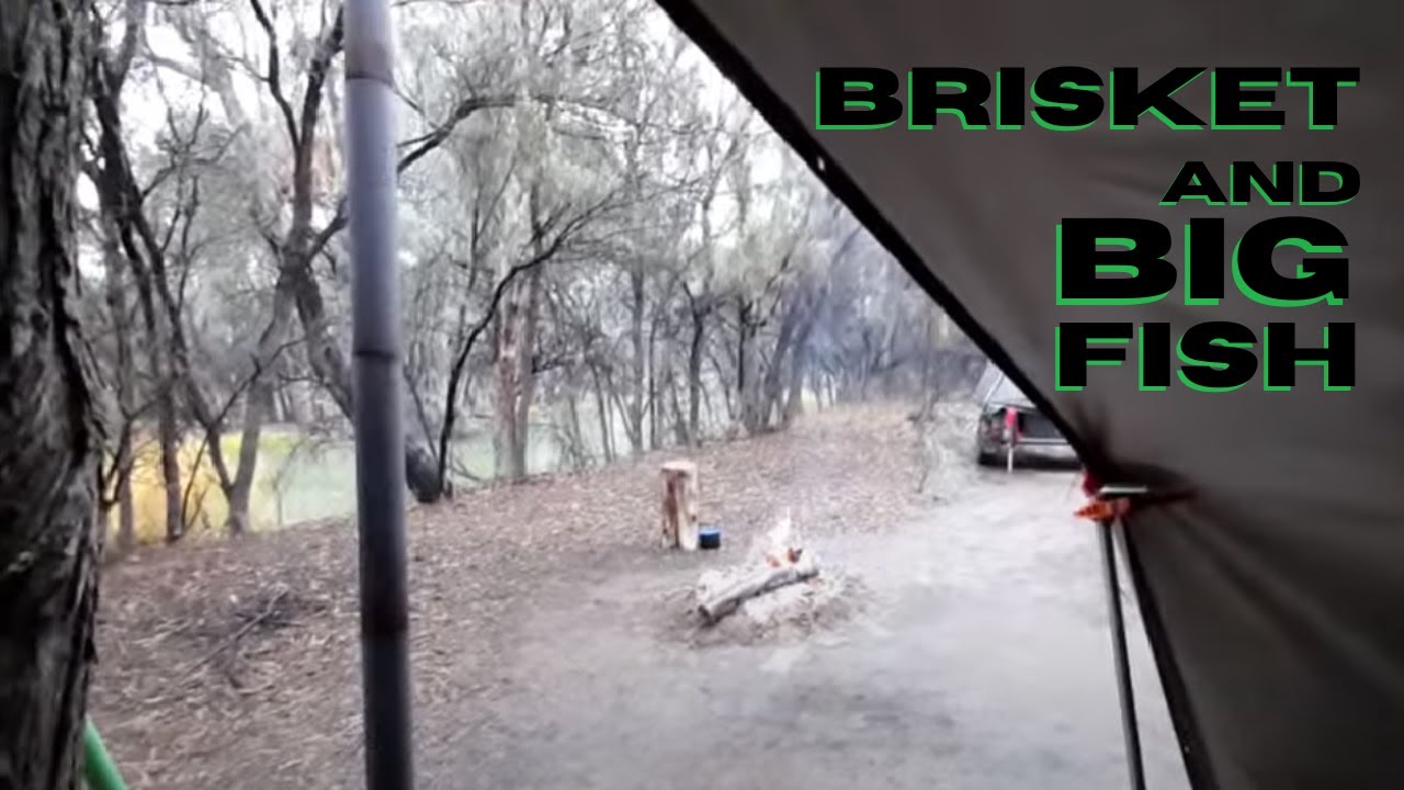 Hot Tent Winter Camping | Brisket and Big Fish | #camping #fishing # ...