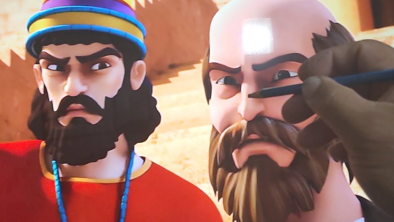 How to draw Elisha and the syrians king - YouTube