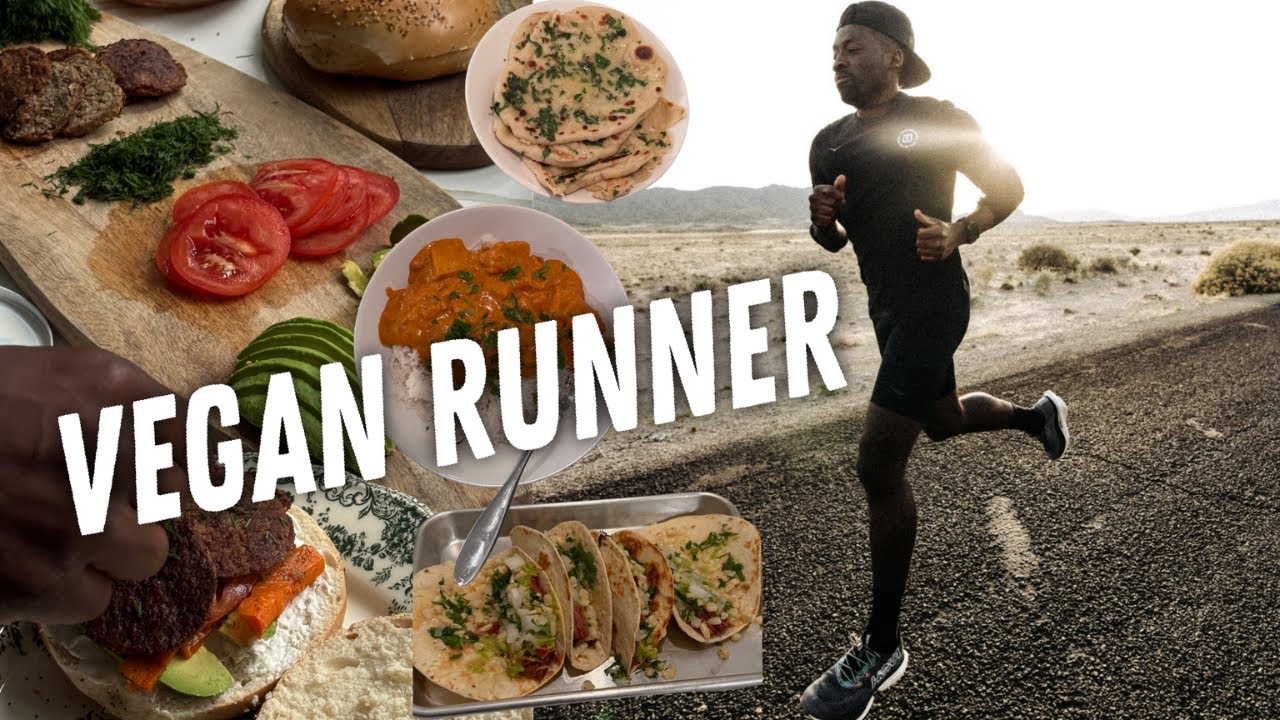 what I eat in a day - vegan runner / run streaker / ultrarunner - YouTube