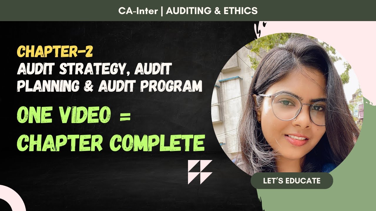 What's Inside Chapter 2 of Audit? Audit Strategy, Planning & Program ...