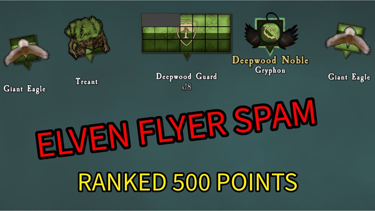 Warhammer? I hardly know 'er! SOVL PvP ranked, deepwood elven flyer ...