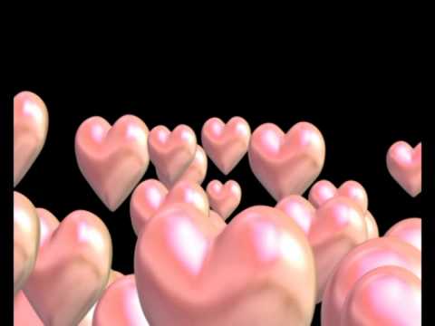 Flying Hearts Animation Motion Graphics HD - YouTube