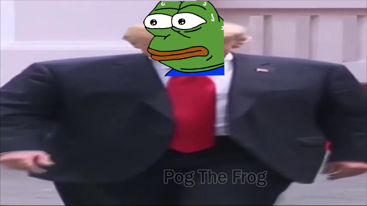 Wide Trump walking but he have Pepe the Frog Head (Full version) - YouTube