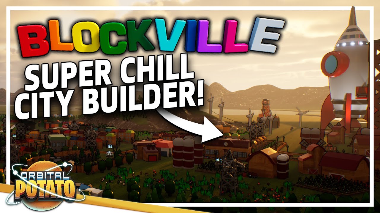 LEGO LIKE City Builder! - Blockville - City Building Colony Sim - YouTube