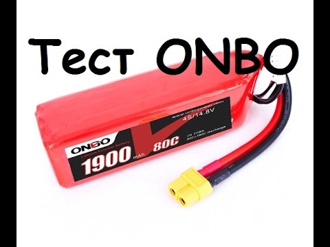 ONBO 1900mah 4S 80C - YouTube