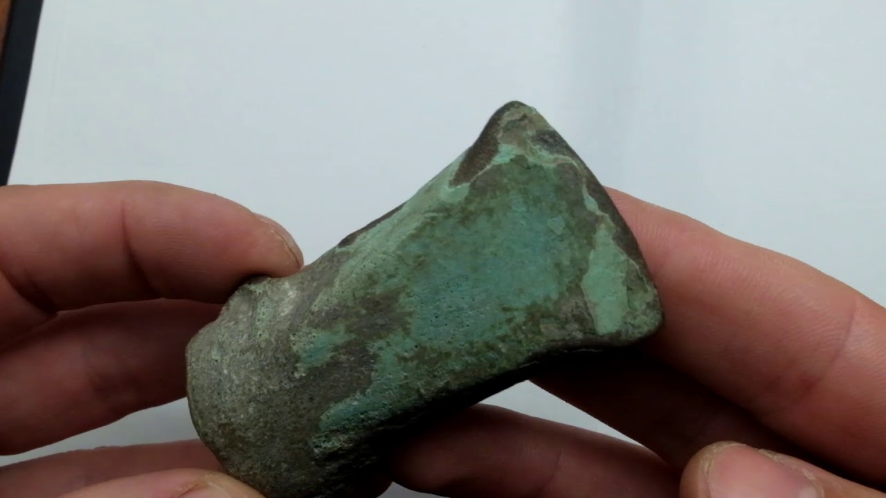 bronze celt, socketed axe, axe head - YouTube