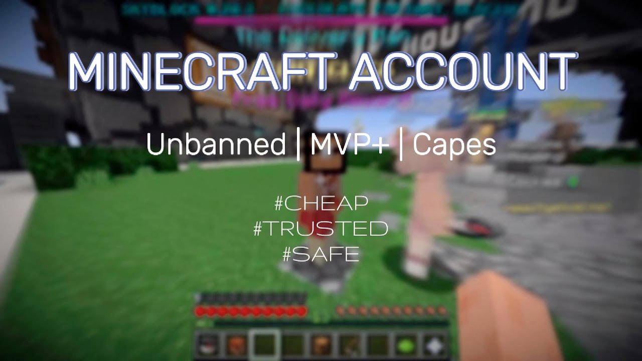 [LIMITED] MINECRAFT RARE ACCOUNT | MVP+ | Capes | GrizzyNoob - YouTube