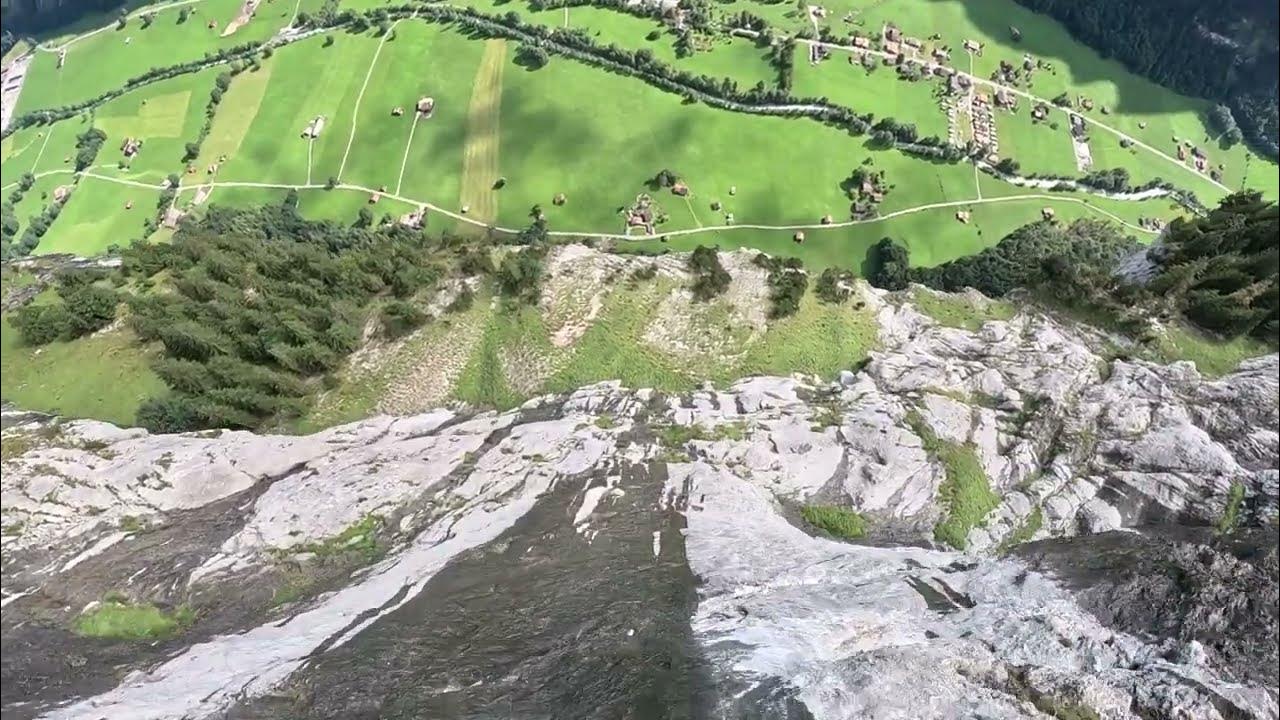 Wingsuit BASE Jump, High High Nose, Lauterbrunnen Switzerland - YouTube