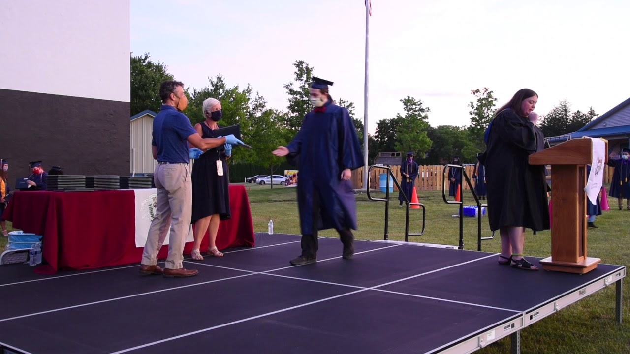 LVA's Graduation Ceremony at Becky's Drive-In! - YouTube