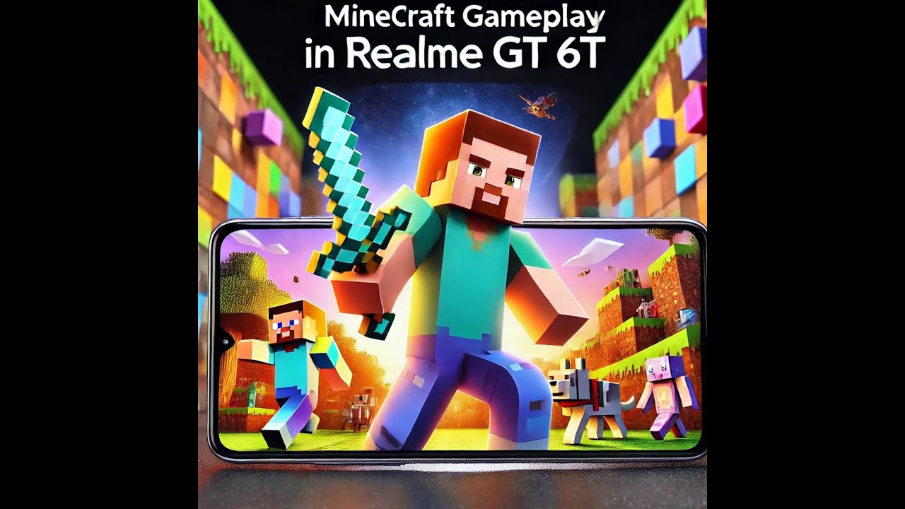 Minecraft Gameplay and FPS in Realme GT 6T - YouTube