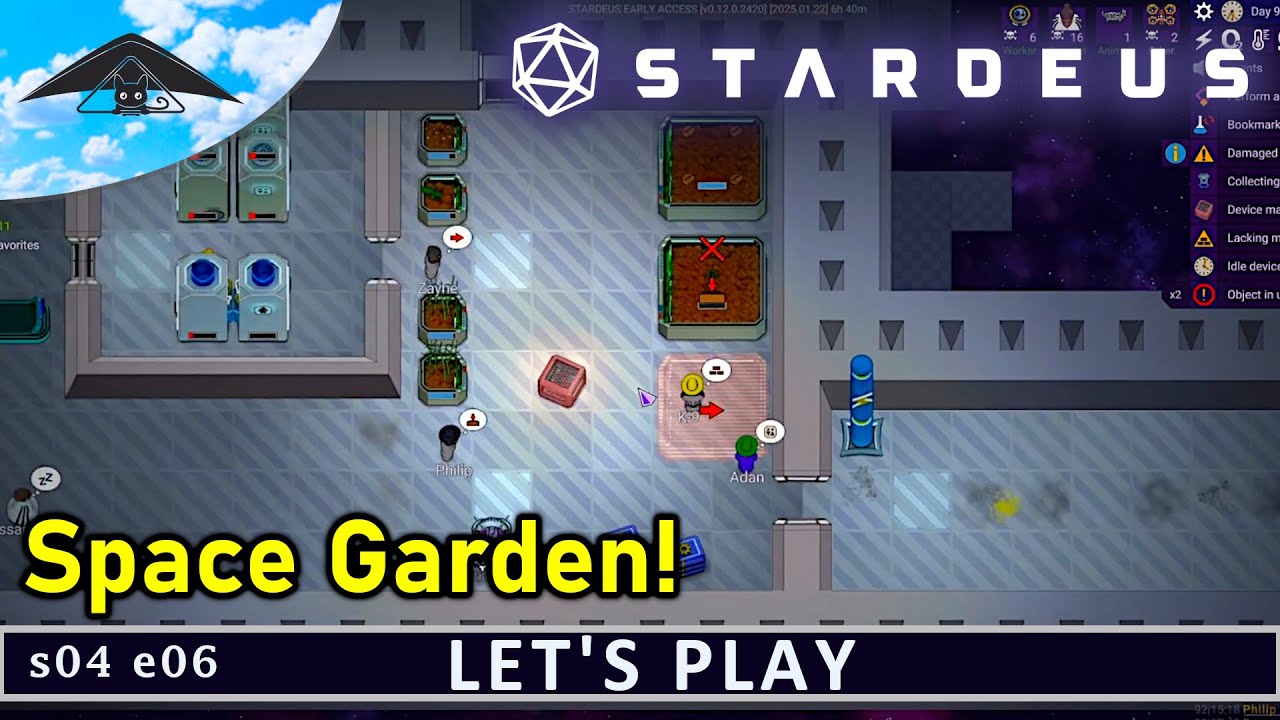 Space Garden! 🌱 | Stardeus s04 e06 - YouTube