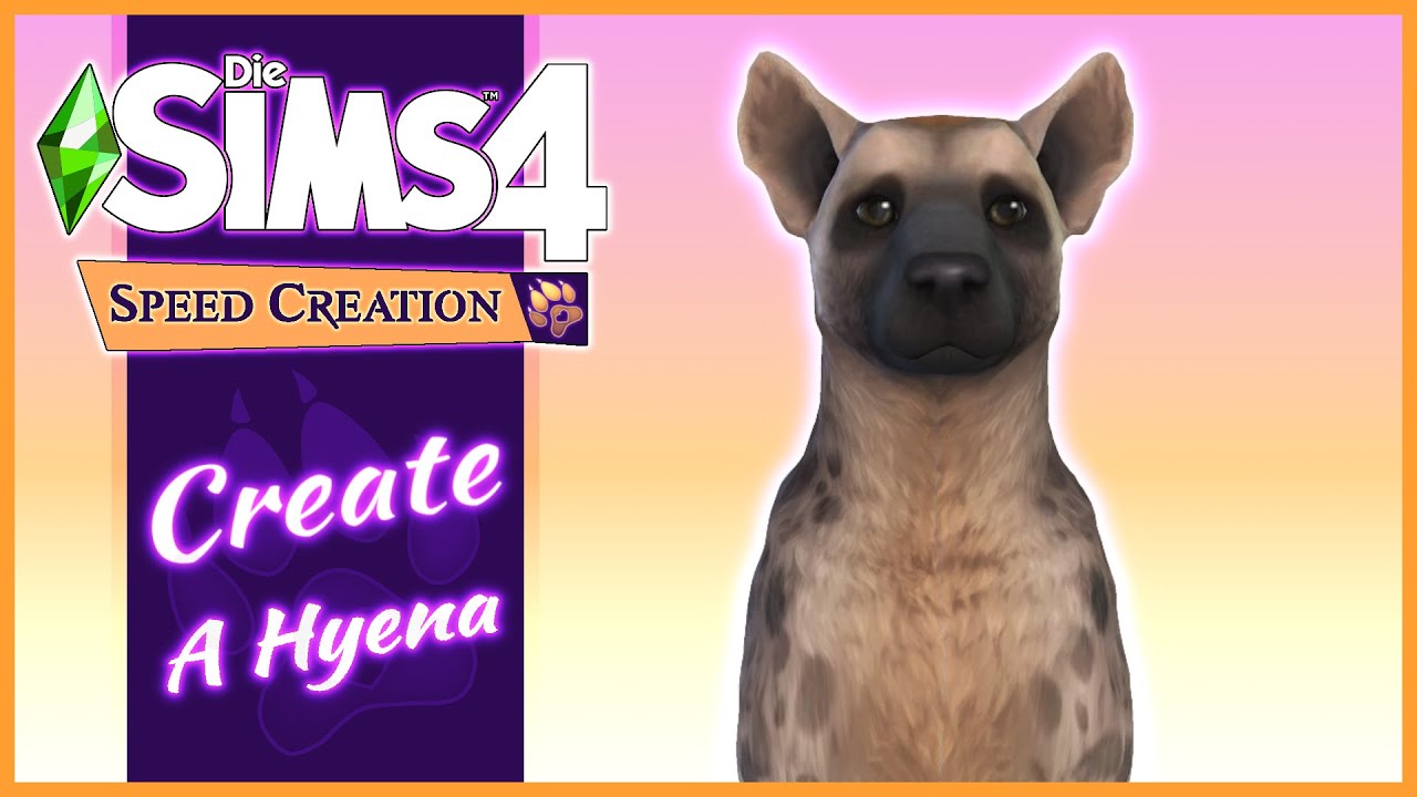 🐾 Realistic Hyena Shenzi I The Sims 4 Wild Animals Big Cat I Cas Speed ...