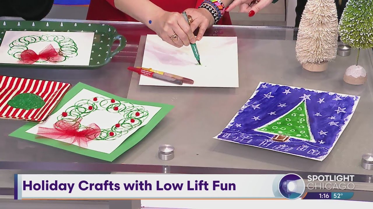 Holiday Crafts with Low Lift Fun - YouTube