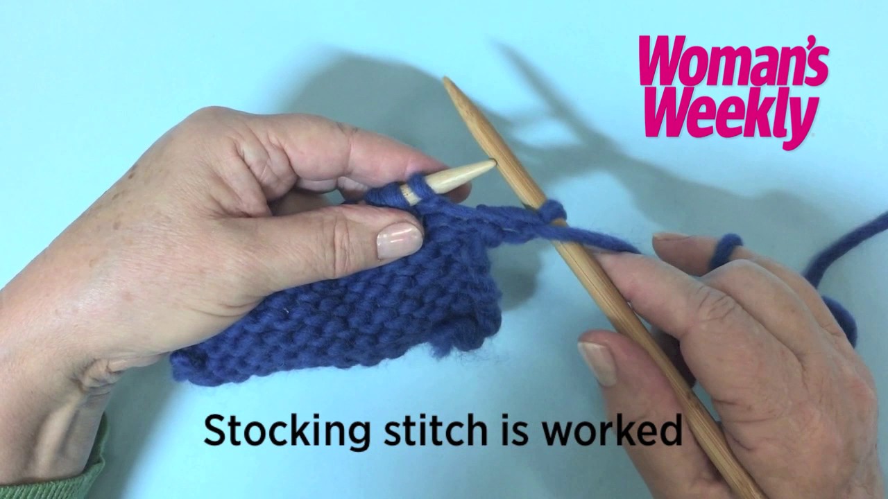 Stst: Knitting abbreviations - YouTube