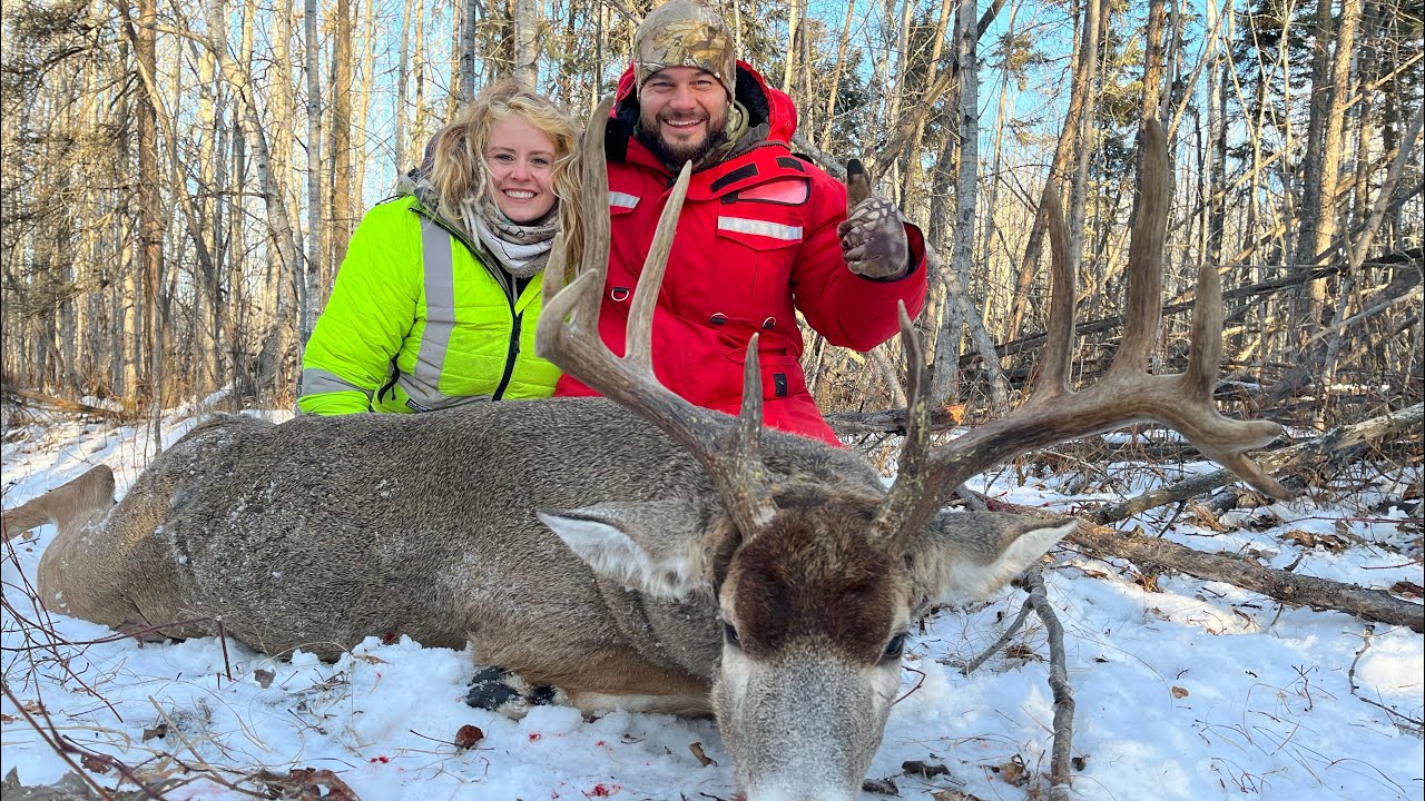 Saskatchewan Canada big buck deer hunting @westerntrophy - YouTube