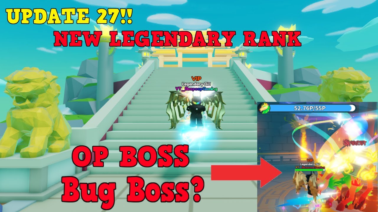 🔥Update 27!!New Rank New OP Boss In Weapon Fighting Simulator Roblox ...
