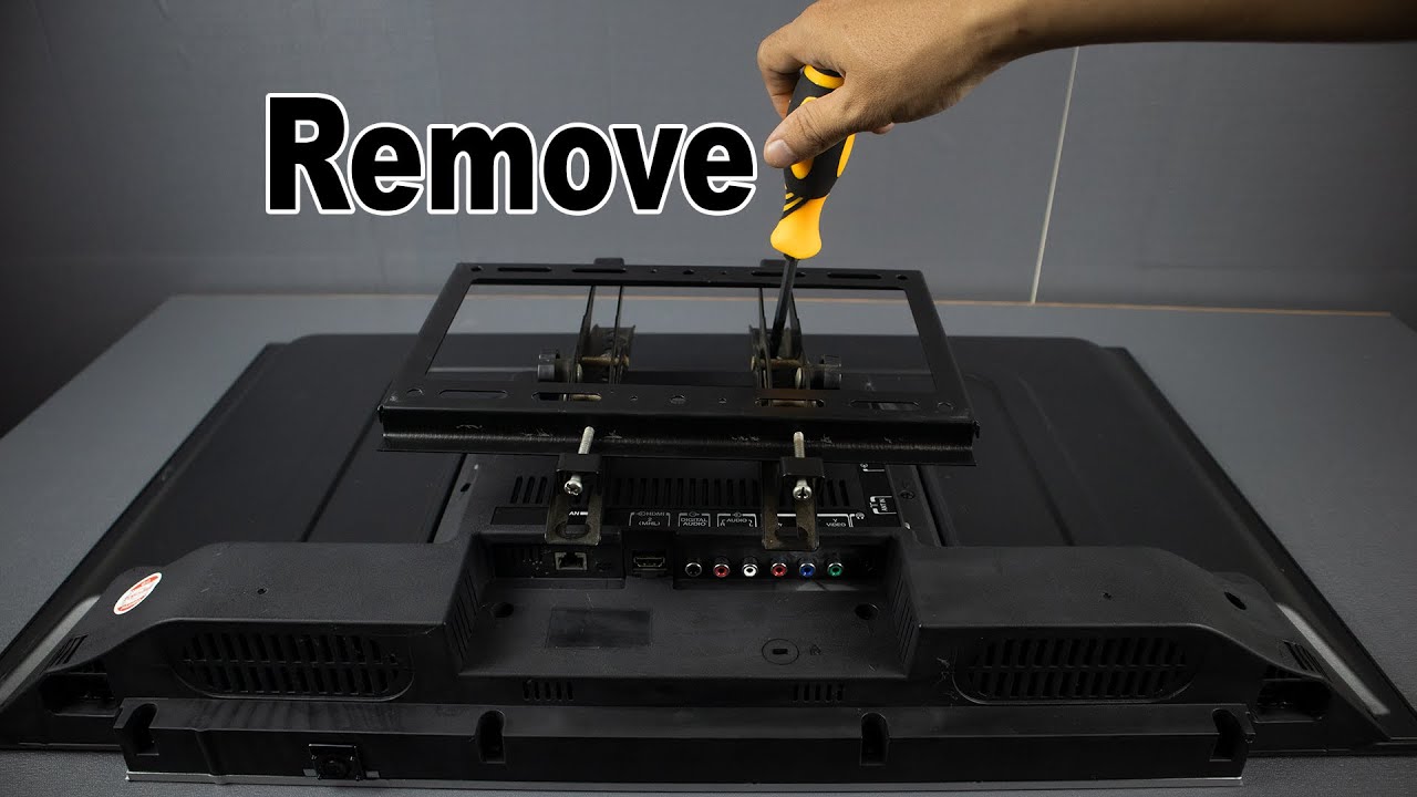 How to Remove TOSHIBA Smart TV from Wall Mount - YouTube