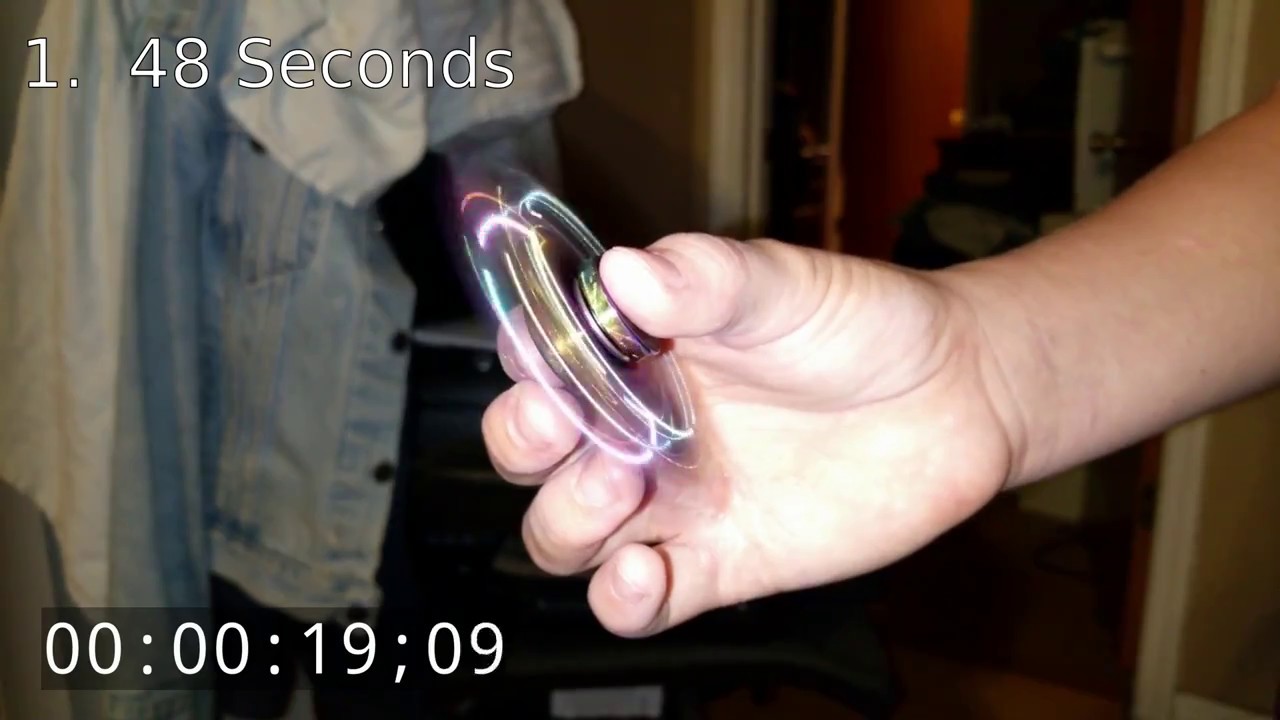 Air pump spins a fidget spinner. - YouTube