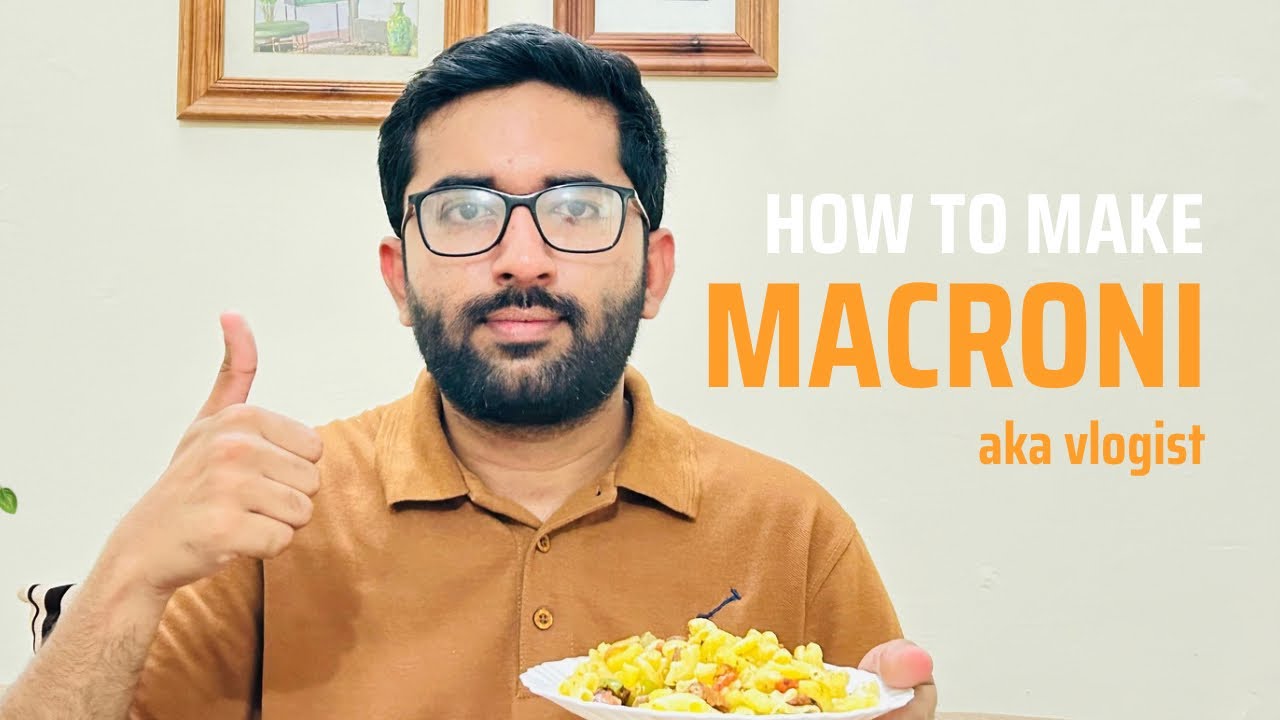 Easiest way to make MACRONI | lets cook with Asjad - YouTube